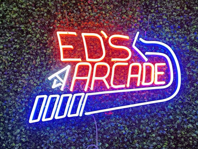 Custom Sports Cave LED Sign | Athlete Logos