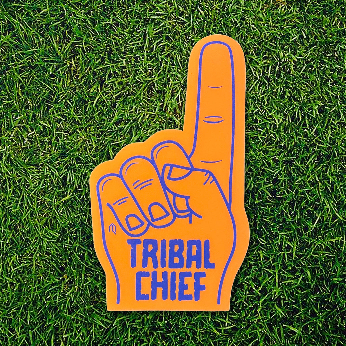 Tribal Chief Foam Finger | Athlete Logos