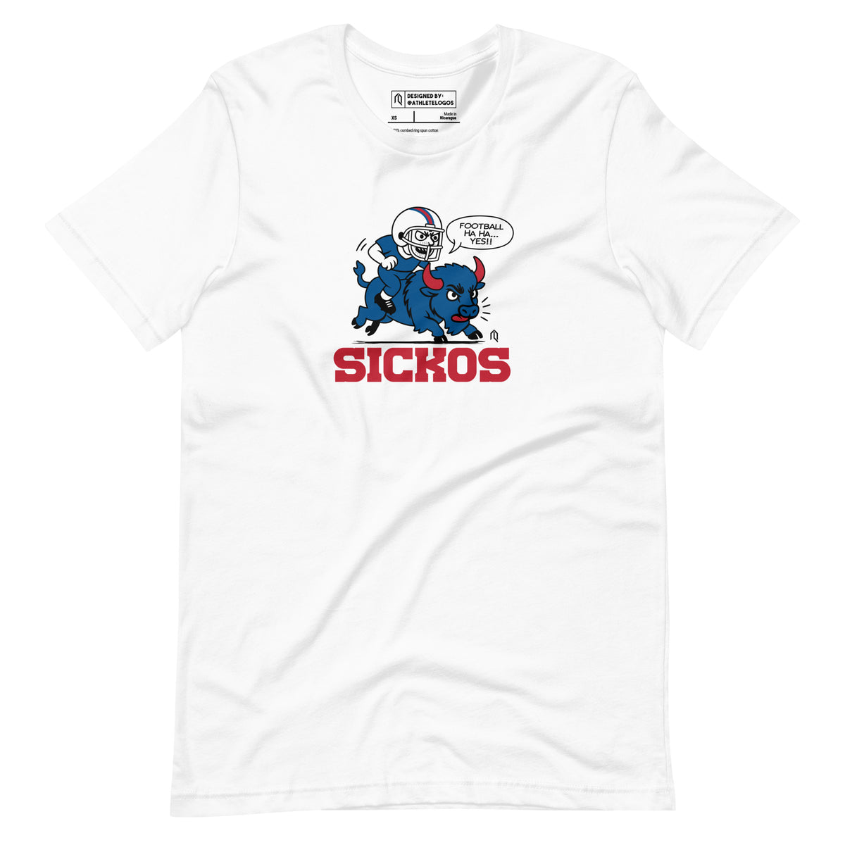 Buffalo Football Sickos T-Shirt | Athlete Logos